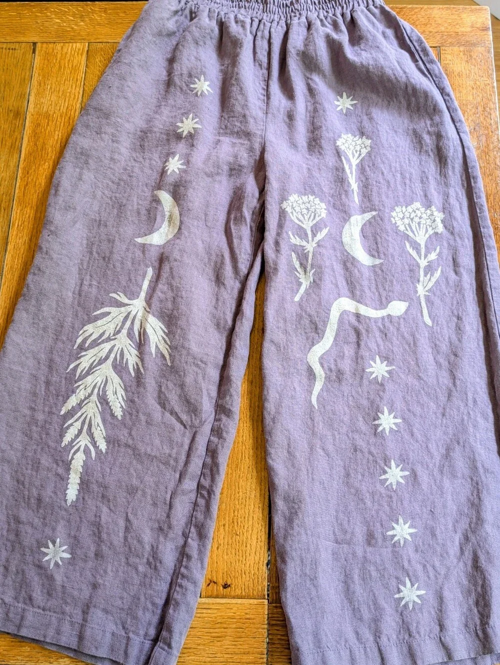 sister nettle | Pants & Jumpsuits | Sister Nettler Lavender Wideleg ...